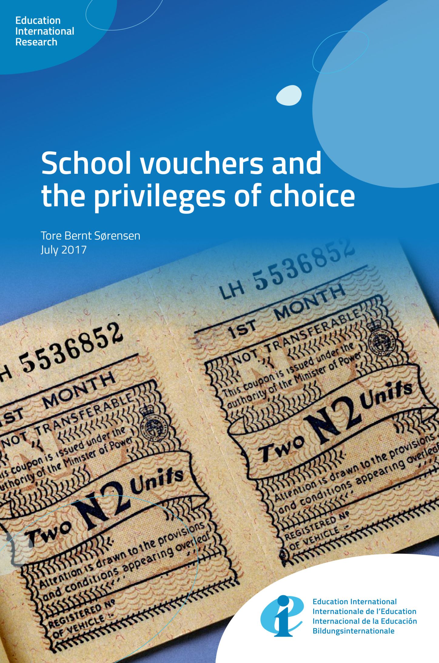 School Vouchers And The Privileges Of Choice School Vouchers And The Privileges Of Choice