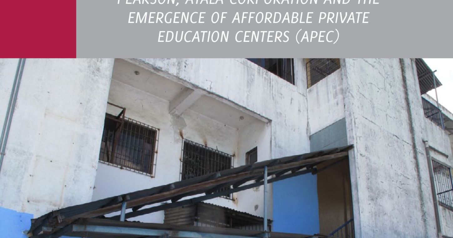 Corporatised education in the Philippines: Pearson, Ayala Corporation ...
